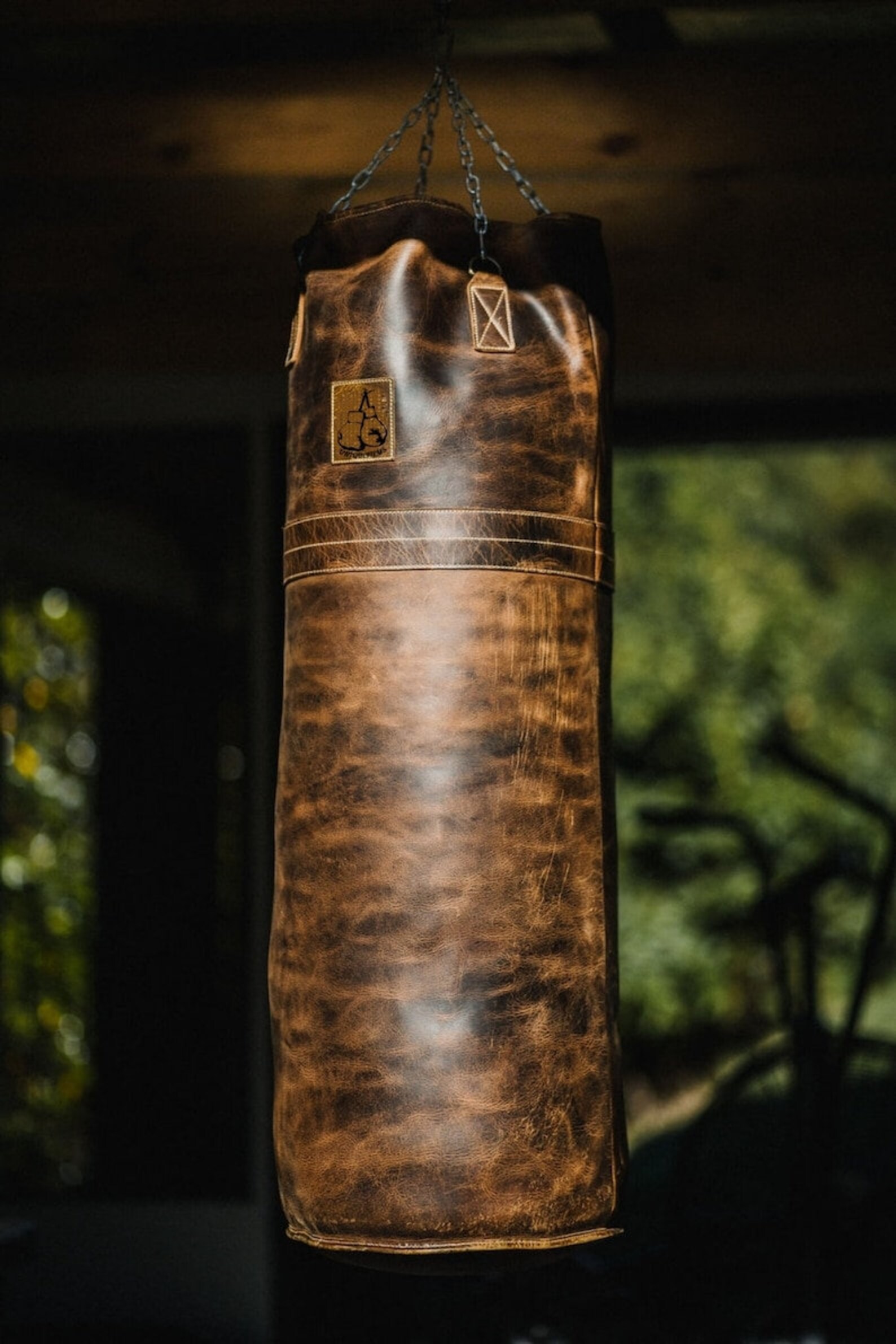 Customized Vintage Tanned Punching Bag, MMA Kickboxing Professional ...