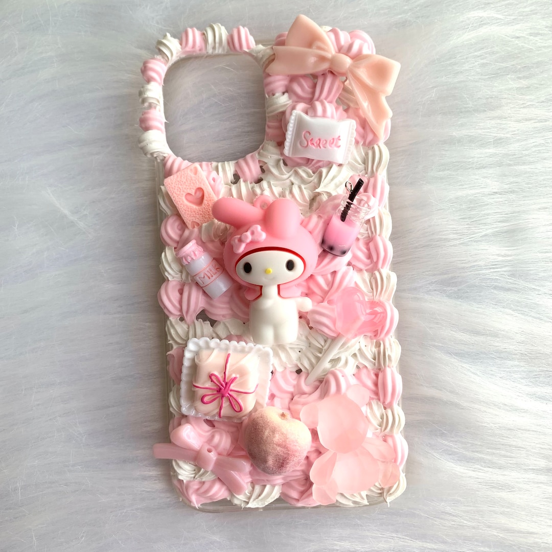 Handmade Kawaii Pink Cartoon Anime Decoden Phone Case | Gift for Her ...