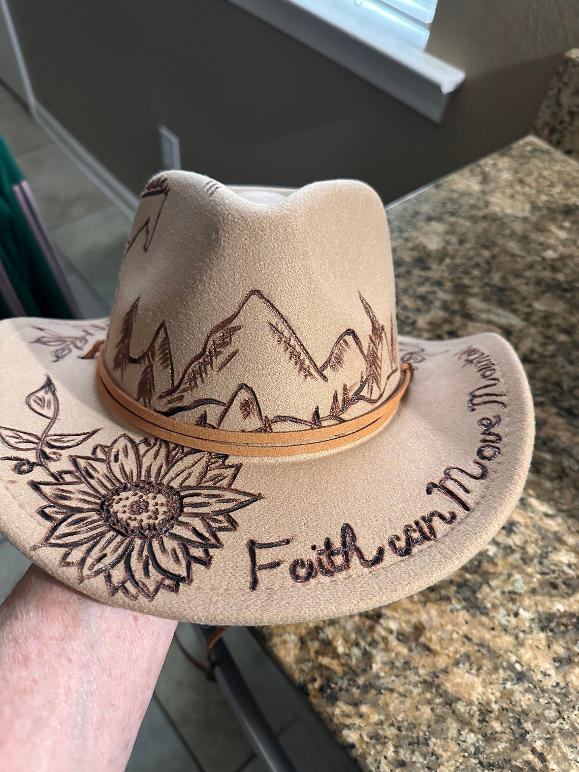 Personalized Verses Burned Onto Felt Cowboy Hats - Etsy
