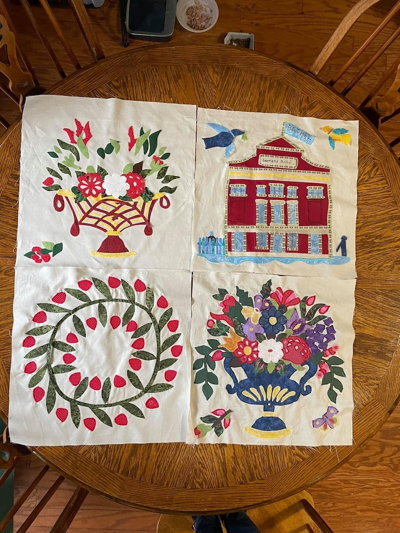 Baltimore Album Methodist Quilt Replica - Etsy