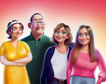 Custom 3d Cartoon - Etsy