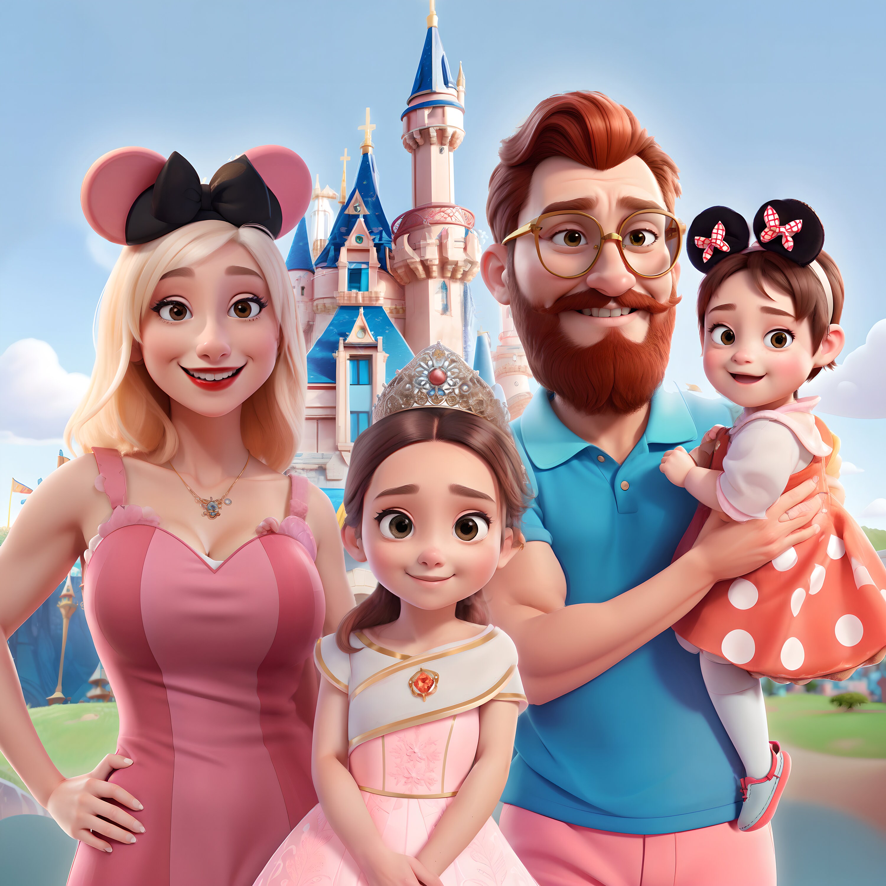 Pixar Style Portrait From Photo Digital or Printed Custom - Etsy