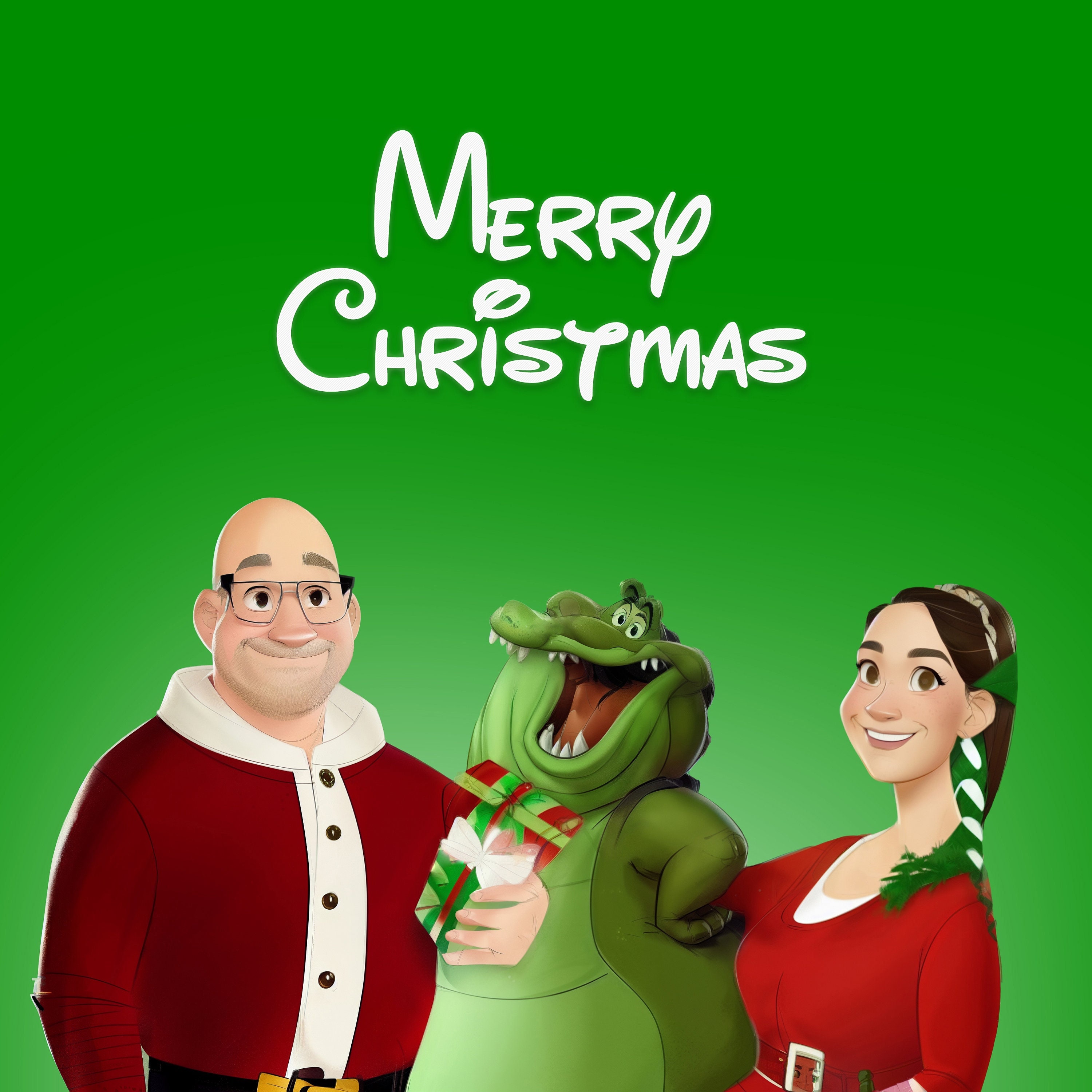 Disney Style Portrait From Photo Digital or Printed Custom - Etsy