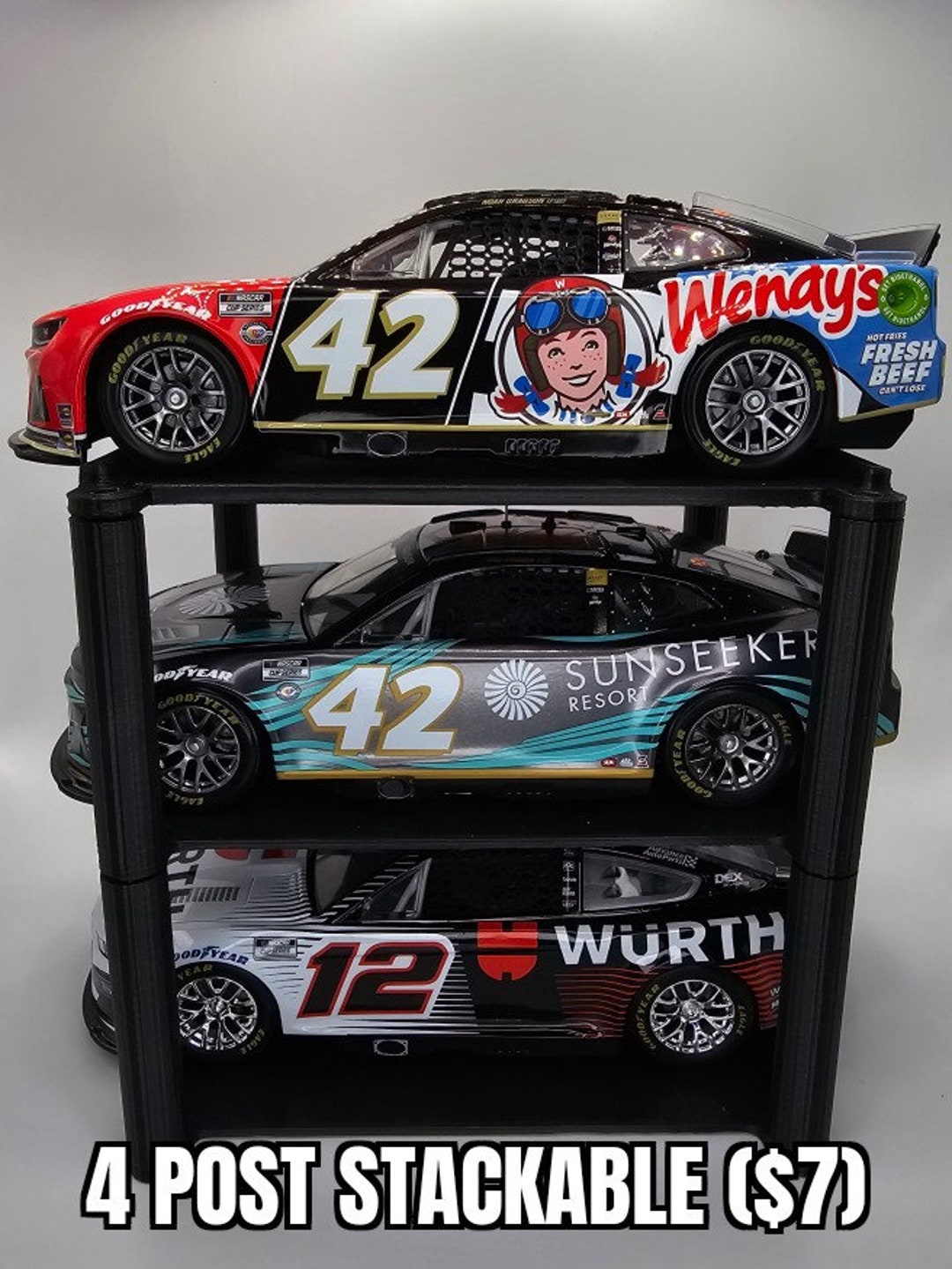 1/24th 4 Post Stackable Stands - Etsy