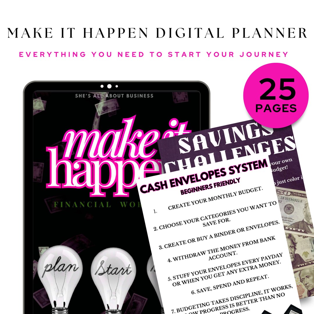 Digital Budget Planner: Budget Tracker, Financial Planner, Finance ...