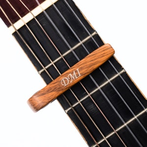 Personalised Guitar Capo Custom Engraved Gift for Him Musician Pick ...