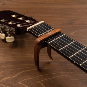 Personalised Guitar Capo Custom Engraved Gift for Him Musician Pick ...