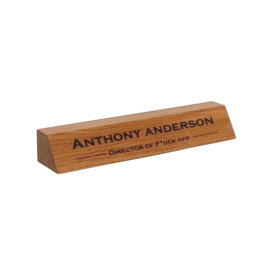 Personalised Desk Name Plate for Men Women Handmade Office Desktop ...