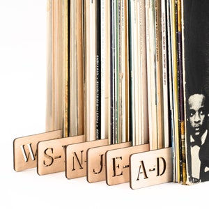 Vinyl Record Dividers Separators LP Collection Organizer Alphabetic ...