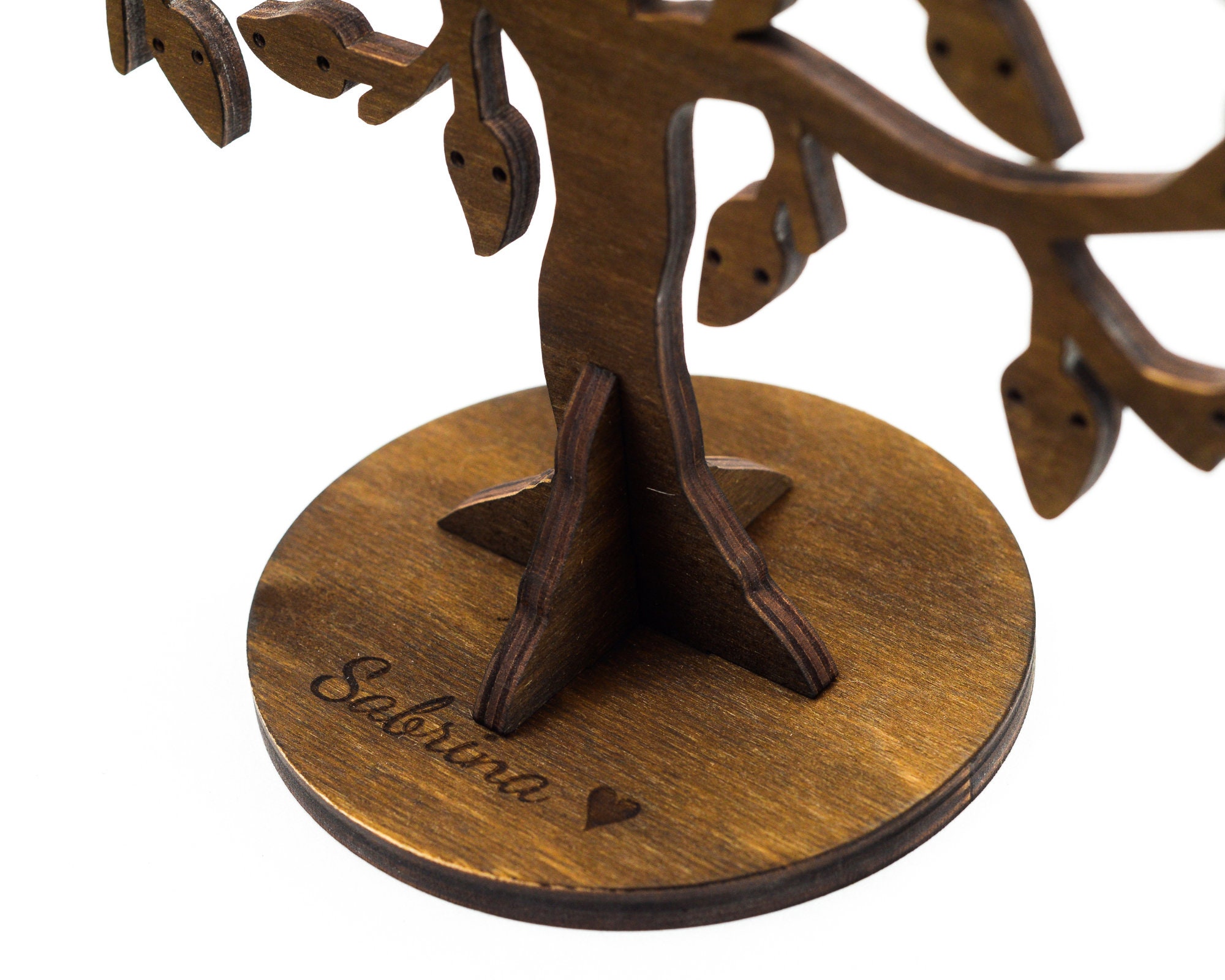 Personalised Jewellery Tree Organizer Gift for Women Dangle - Etsy UK