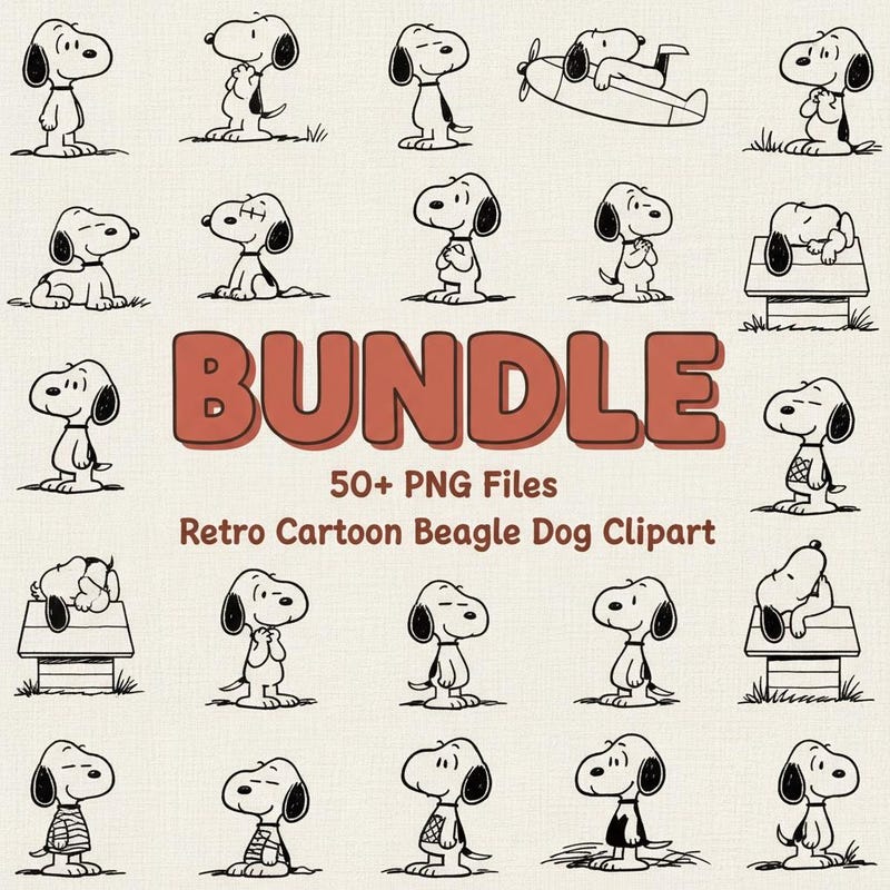 Snoopy Outline - Etsy