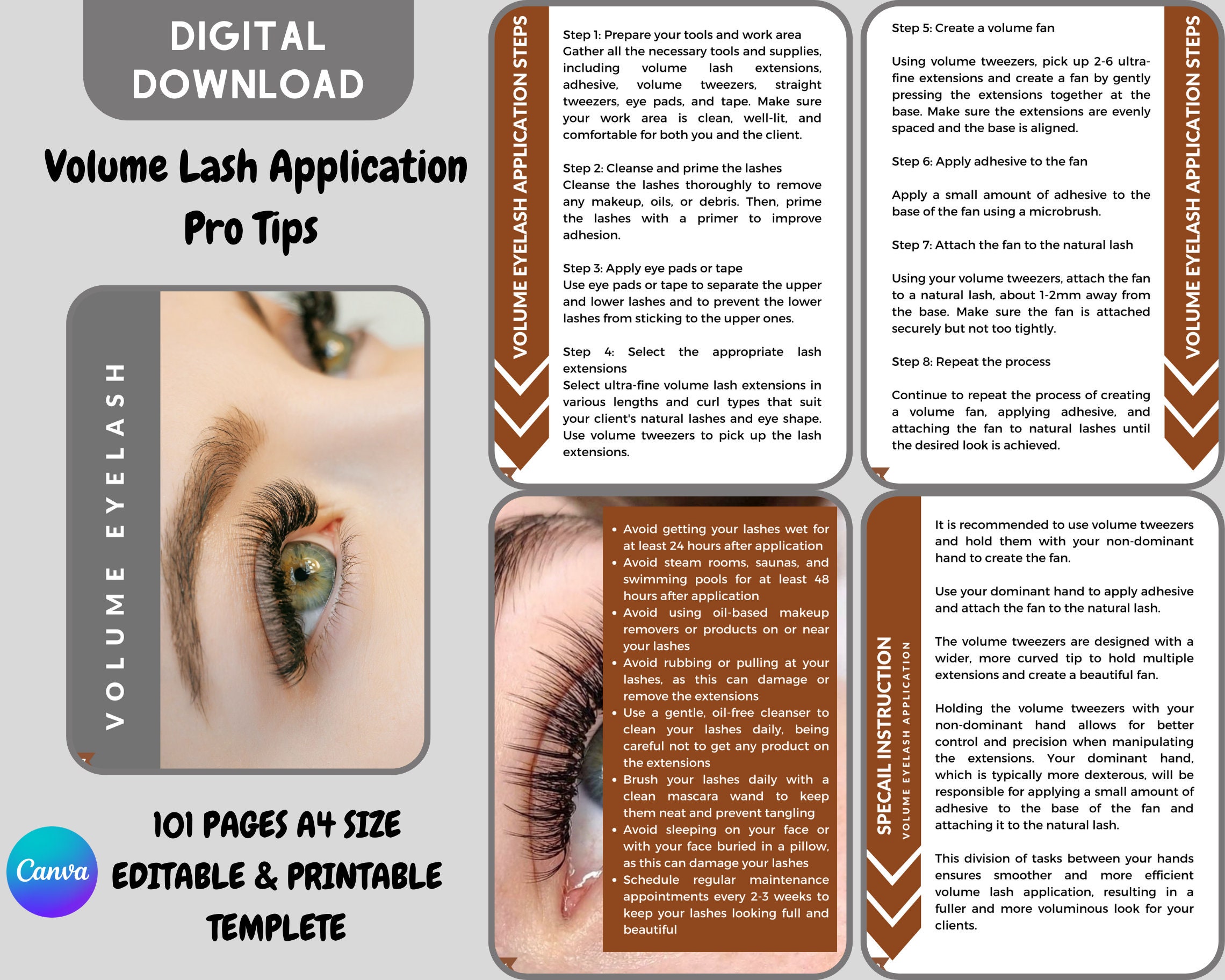 Eyelash Extension Training Manual Instant Download - Etsy