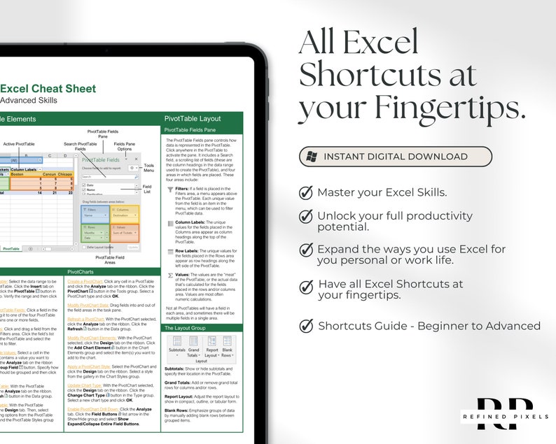Excel Shortcuts Excel Shortcuts for Windows Excel Super Shortcuts Excel ...