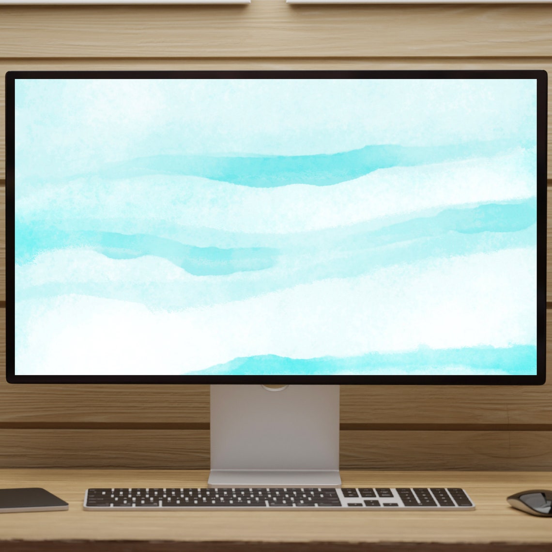 Pastel Desktop Wallpaper Blue Pastel Background Mac Wallpaper - Etsy