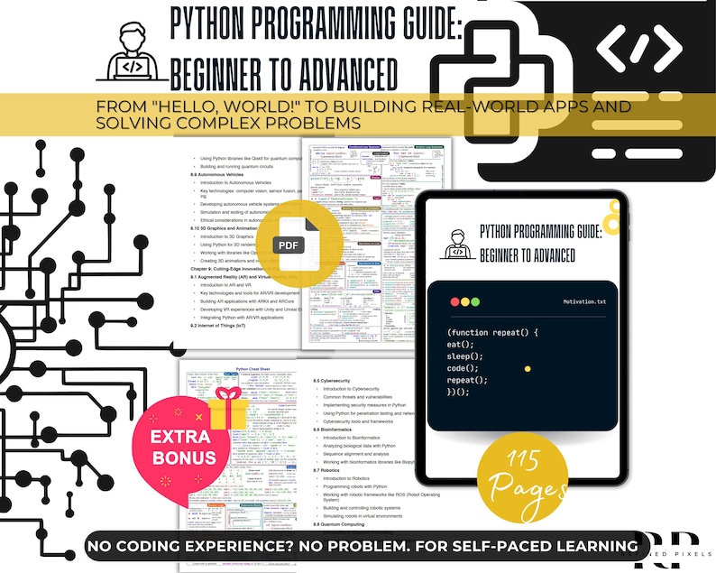 Python Cheat Sheet Template Python for Beginners Data Type Coding ...