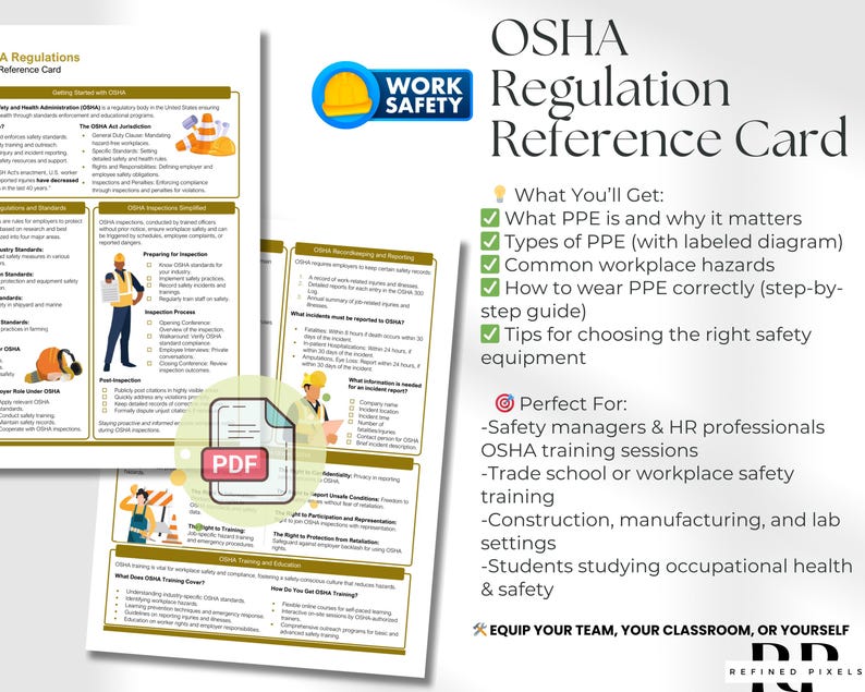 Ultimate 3-in-1 Construction Cards Bundle Civil Engineer OSHA ...
