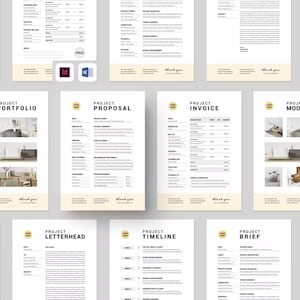 Adobe Indesign Template Job Proposal Template Business Letterhead ...