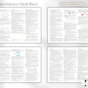 Data Science Data Scientist Cheat Sheet Data Analysis Data Science ...