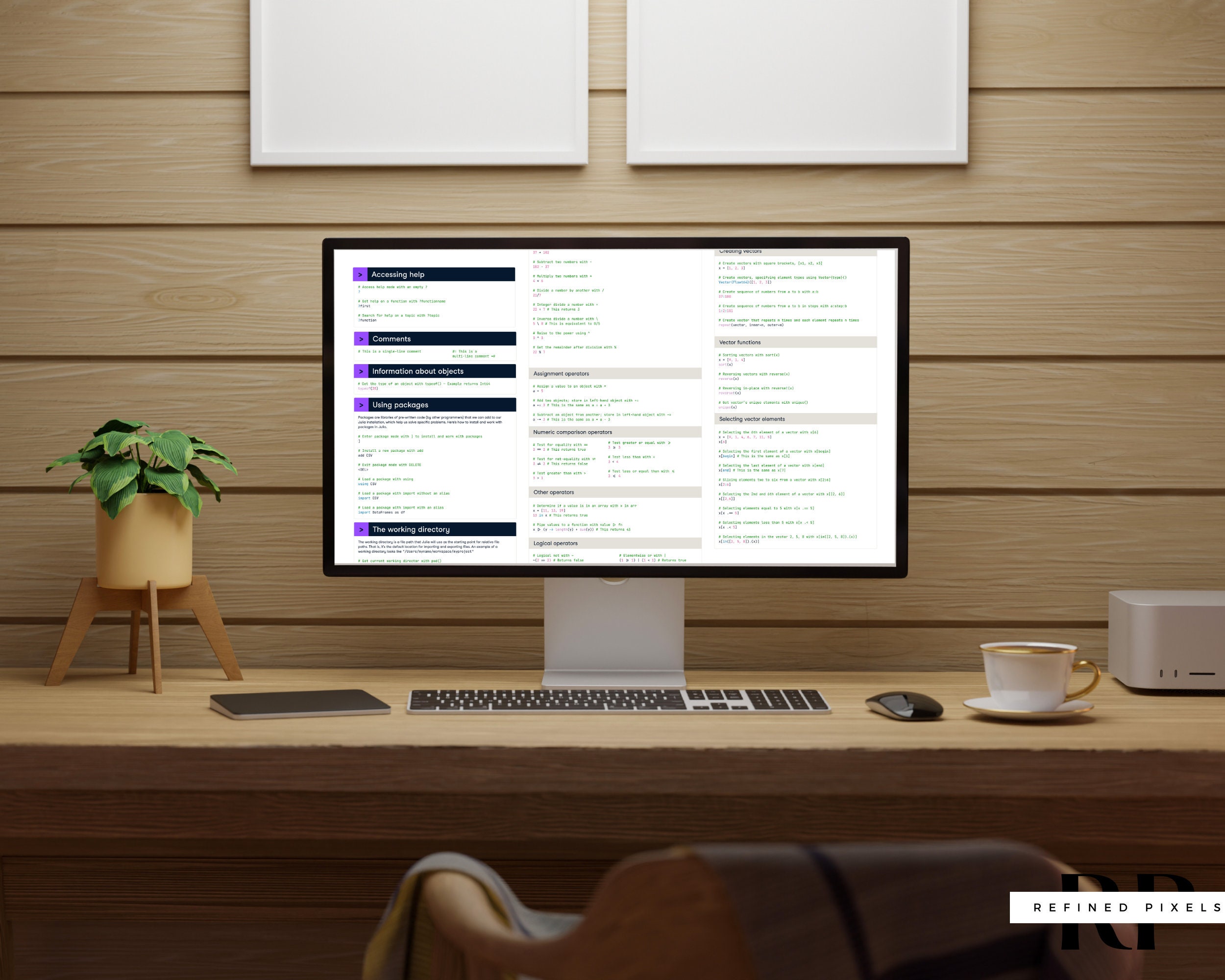 Julia Cheat Sheet Computer Programming Data Science Programming ...