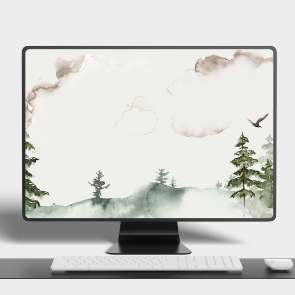 Neutral Desktop Background - Etsy