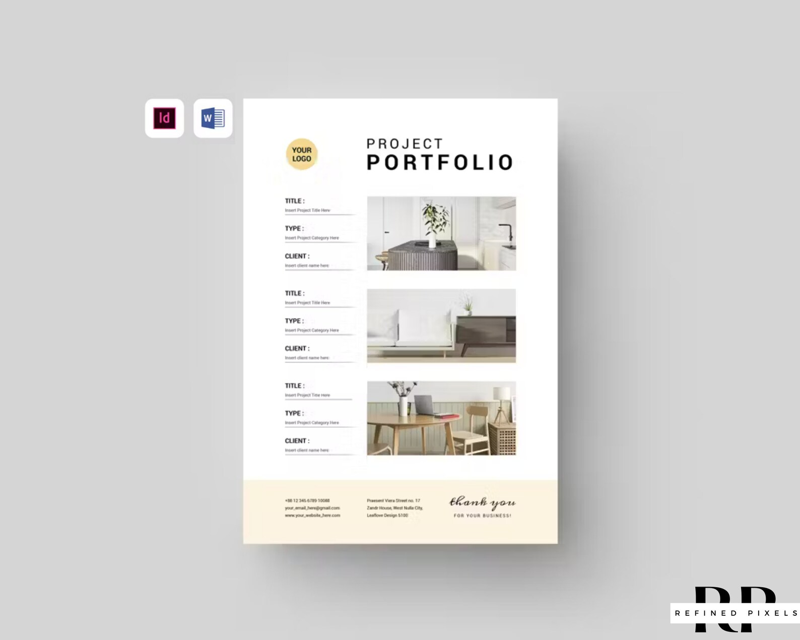 Editable Templates for Microsoft Word & Indesign Ultimate Business ...