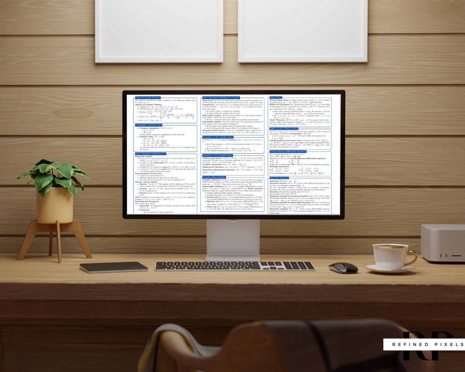 Complex Analysis Cheat Sheet Complex Numbers Real Numbers Learning ...