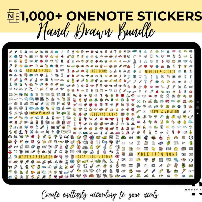 Onenote Templates - Etsy