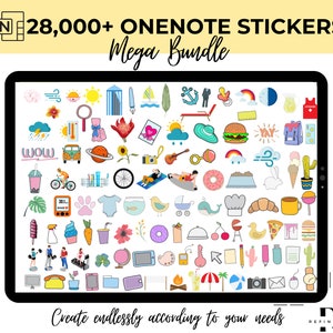 Digital Planner Stickers for Onenote Goodnotes iPad Compatible ...