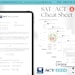 SAT Prep ACT Test Cheat Sheet Template College Prep Exam Sat Test Math ...