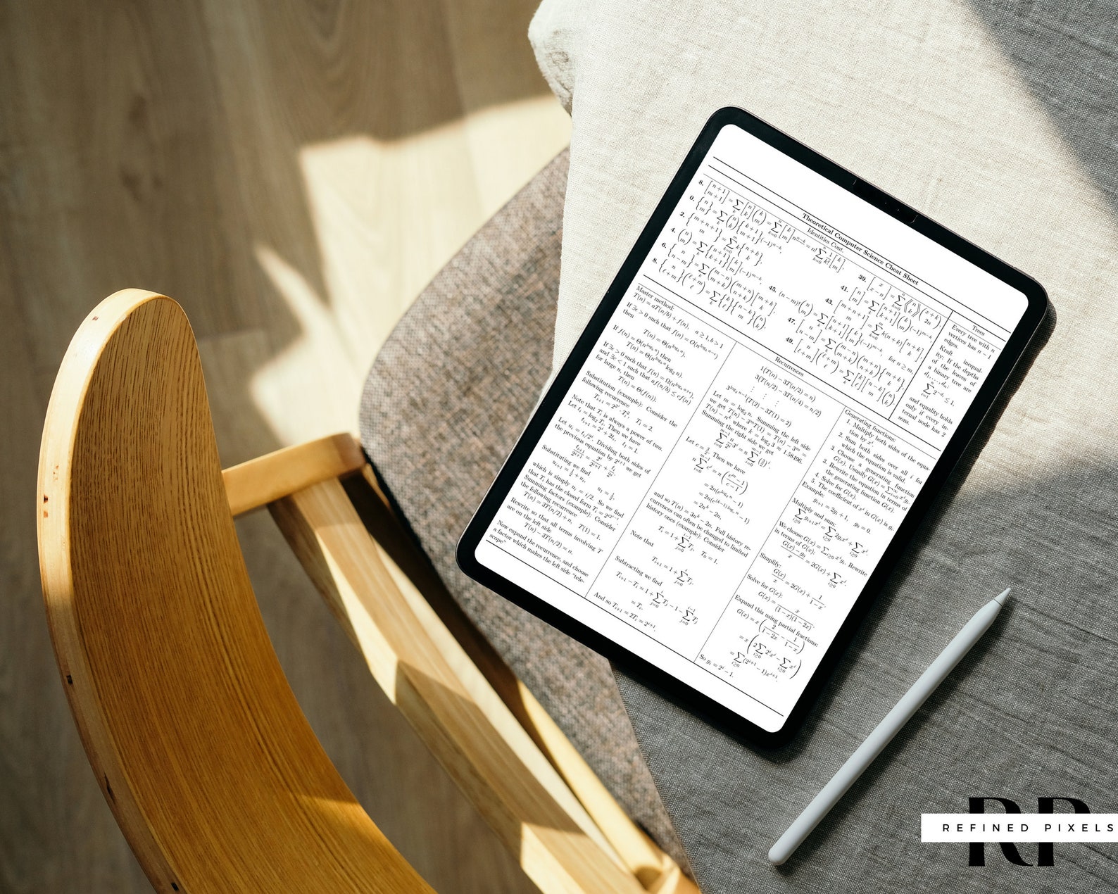 Theoretical Computer Science Cheat Sheet TCS Formulas Equations AP ...