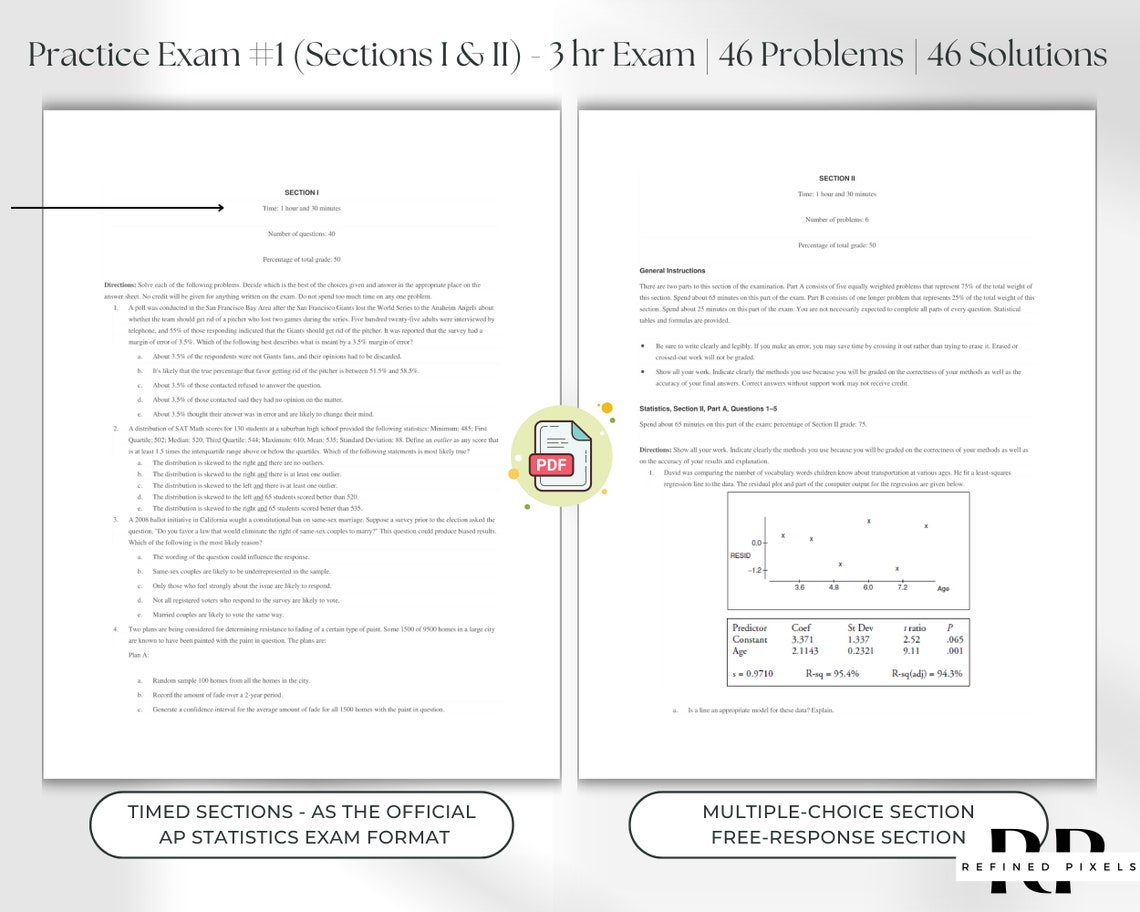 AP Statistics Cheat Sheet AP Statistics Notes Concepts AP Statistics ...