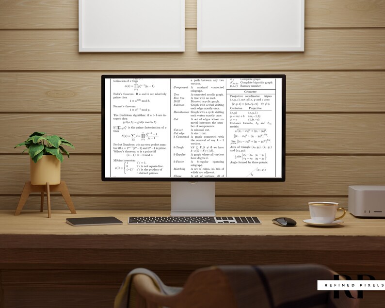 Theoretical Computer Science Cheat Sheet TCS Formulas Equations AP ...