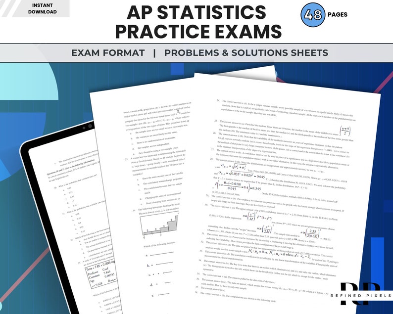 AP Statistics Cheat Sheet AP Statistics Notes Concepts AP Statistics ...