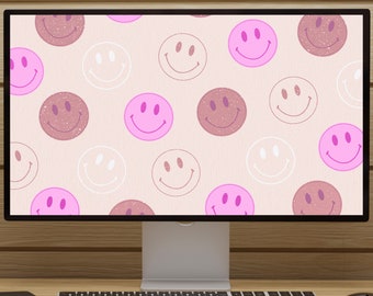 Smiley Face Desktop Wallpaper Smiley MacBook Background Windows Laptop ...