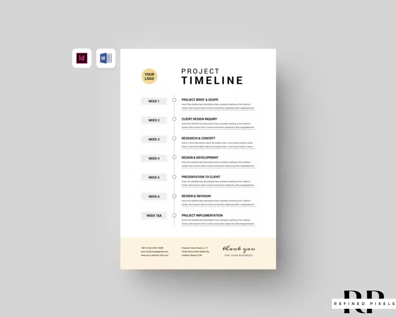 Editable Templates for Microsoft Word & Indesign Ultimate Business ...