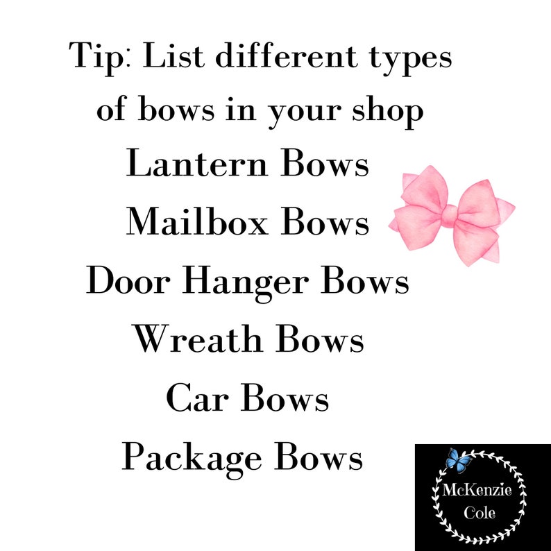 Bow Selling Worksheet for Shop Owners, Bow Cost Worksheet, Bow ...