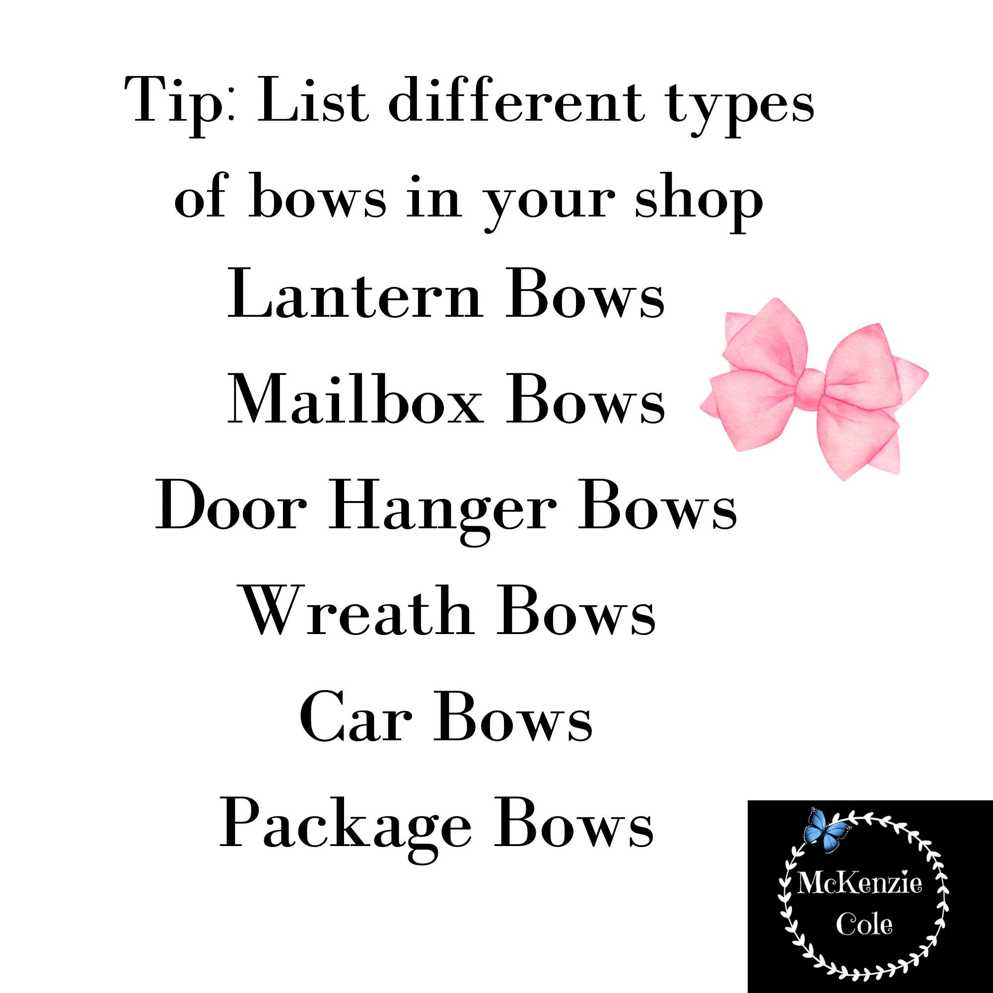 Bow Selling Worksheet for Shop Owners, Bow Cost Worksheet, Bow ...