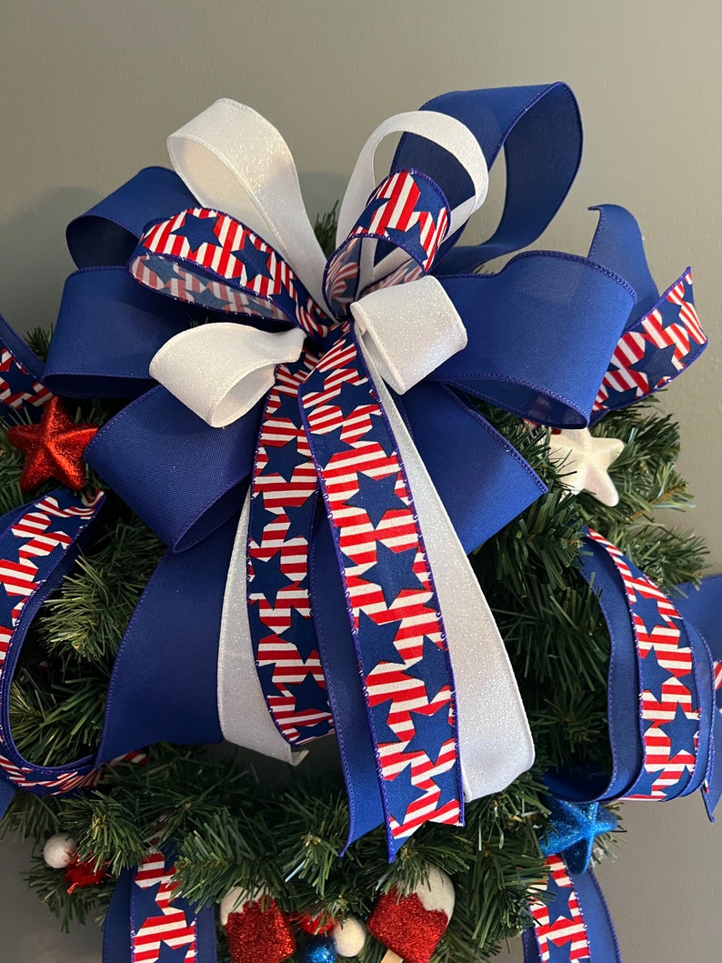 Patriotic Cemetery Wreath, Memorial Day Cemetery Wreath, Summer ...