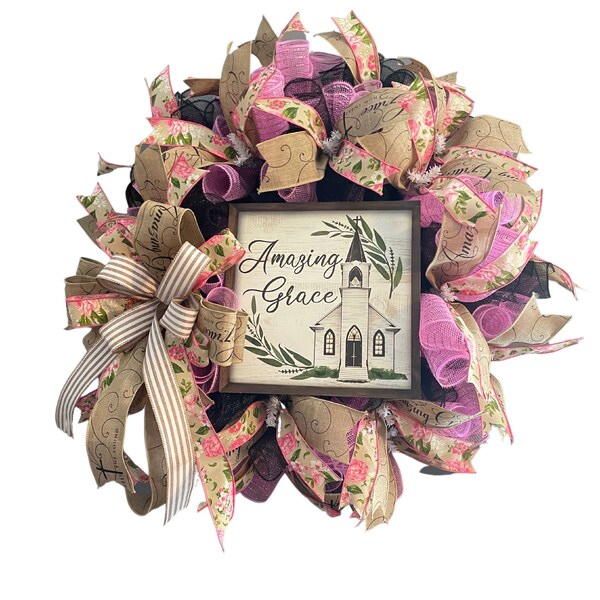 Christian Wreath - Etsy