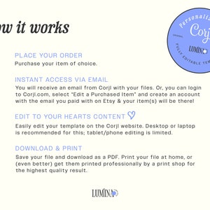 BAR & DRINKS MENU Template, Funky Playful Illustration, Wedding ...