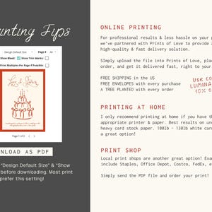 BAR & DRINKS MENU Template, Colorful Illustrated Wedding Cocktail Menu ...