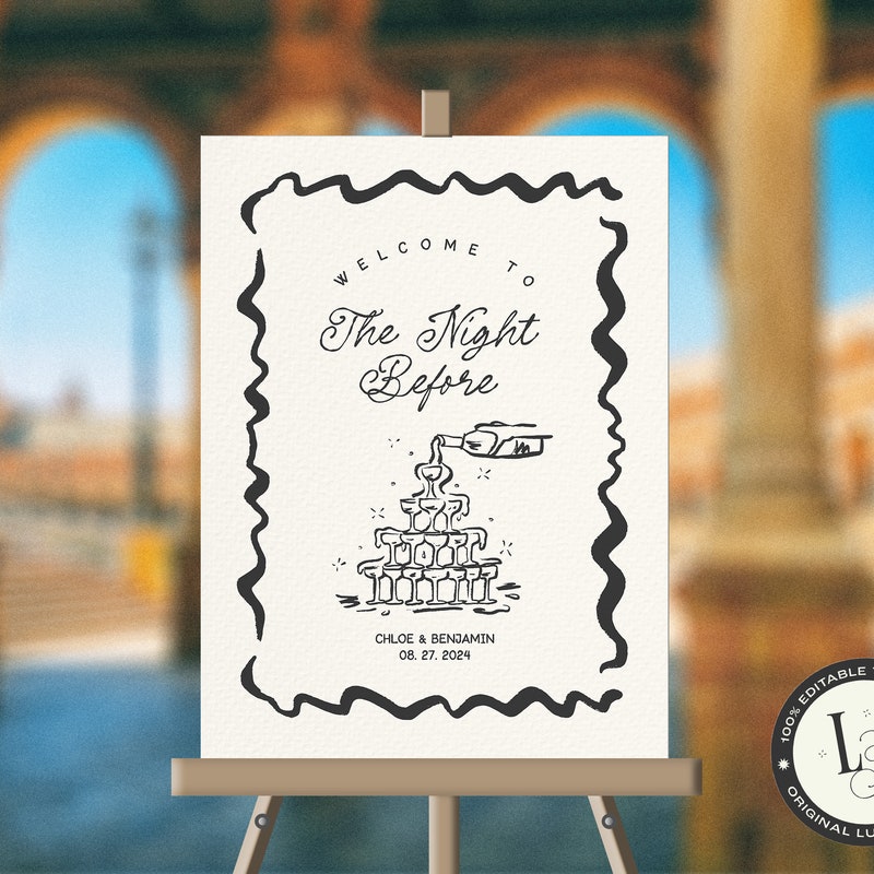 Rehearsal Dinner Sign - Etsy