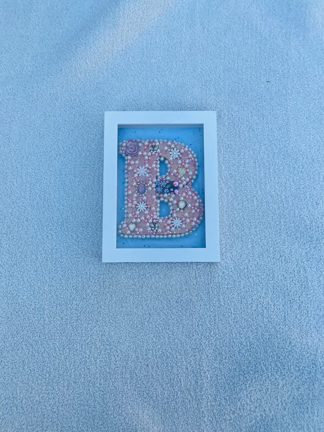 Decorative Letter Shadow Box Frame - Etsy