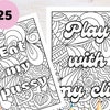 25 Dirty Coloring Pages for Adults With Naughty Swear Words Coloring ...