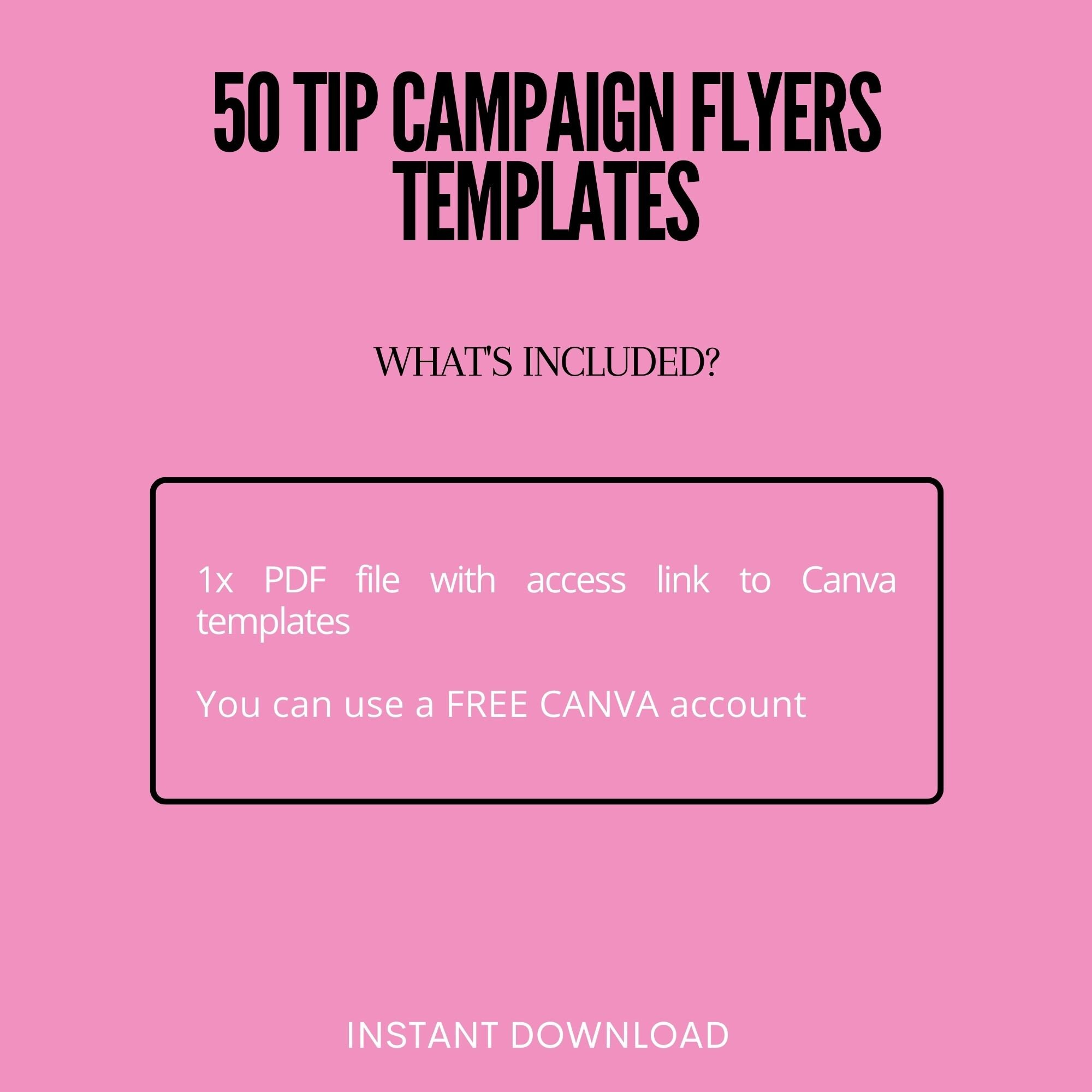 50 Onlyfans Tip Campaign Flyers Tip Content Creation Bundle Onlyfans ...