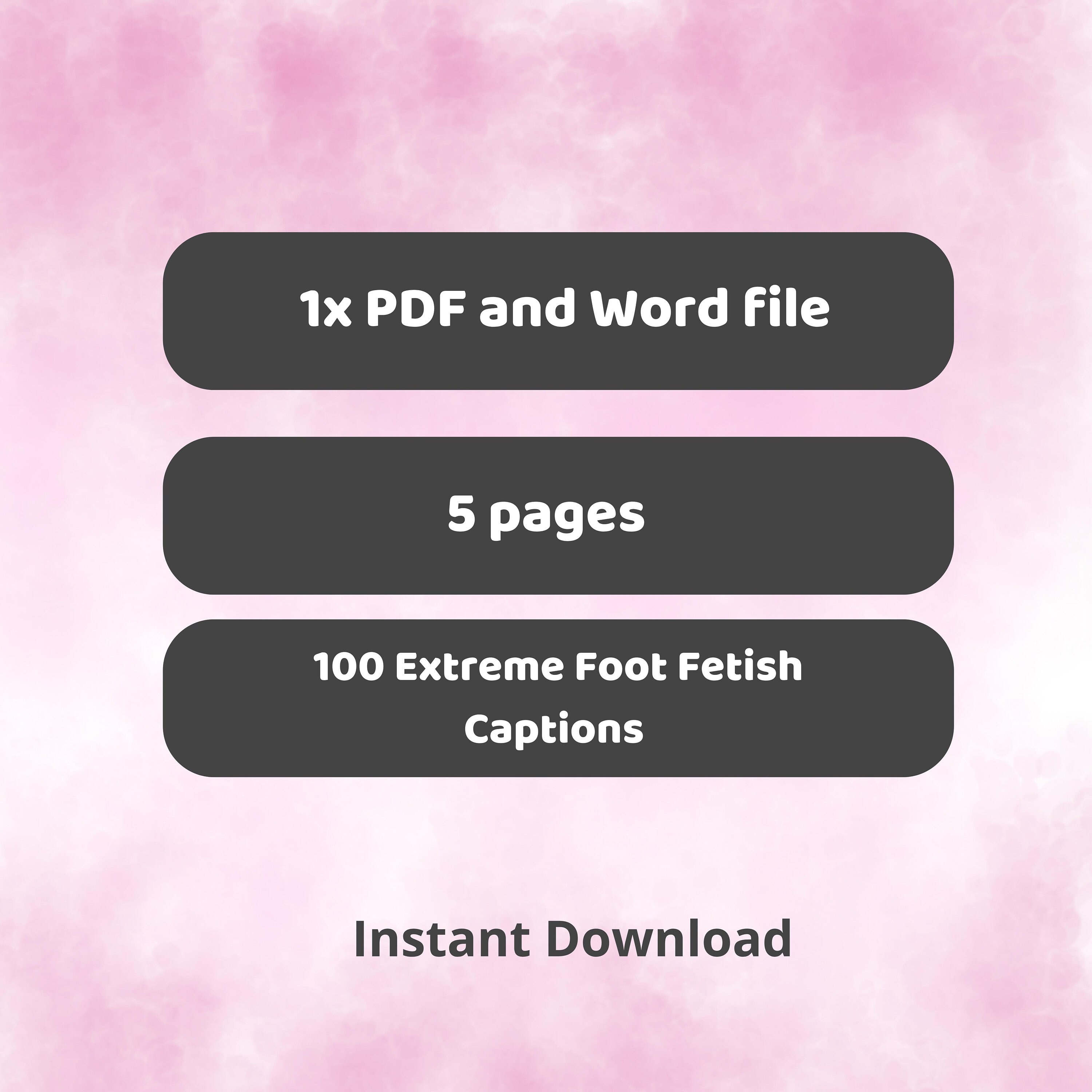 100 Foot Fetish Captions Feet Caption For Onlyfans Foot Etsy