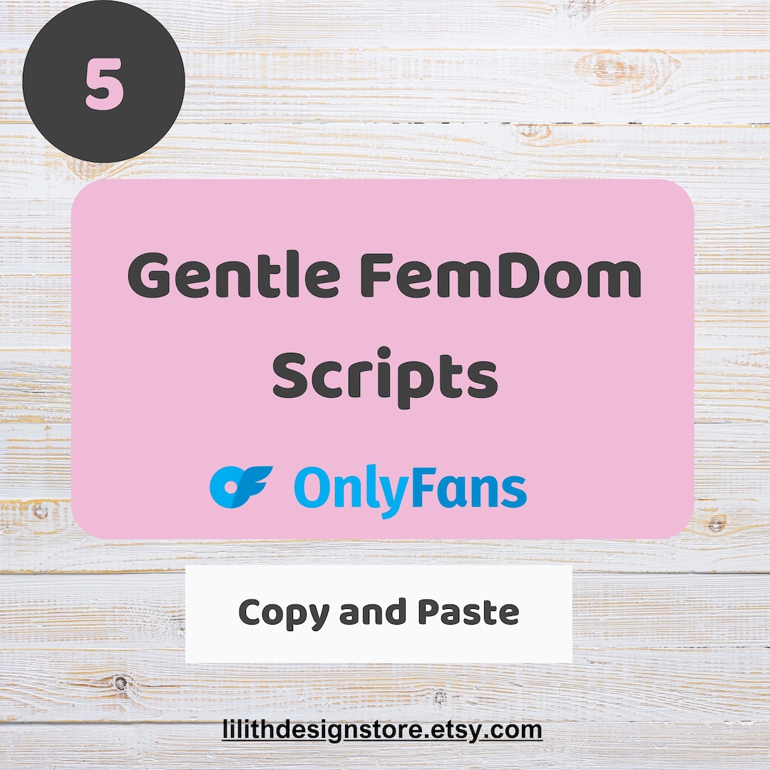Gentle Femdom Scripts Gentle Domination Joi Scripts Femdom Scripts