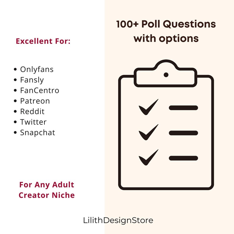 100 Onlyfans Poll Ideas Onlyfans Poll Questions With Options Adult Creators ENGAGING QUESTIONS ...