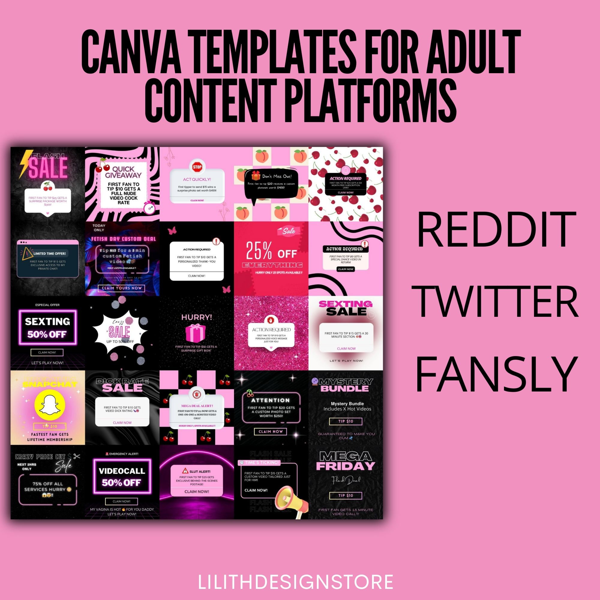 50 Onlyfans Tip Campaign Flyers Tip Content Creation Bundle Onlyfans ...