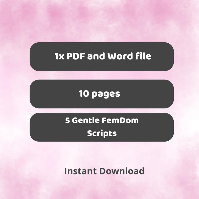 Gentle Femdom Scripts Gentle Domination Joi Scripts Femdom Scripts